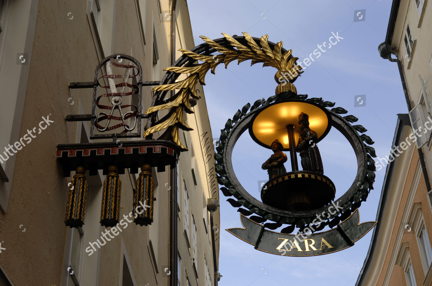 Traditional Shop Sign Salzburg Austria Editorial Stock Photo - Stock ...