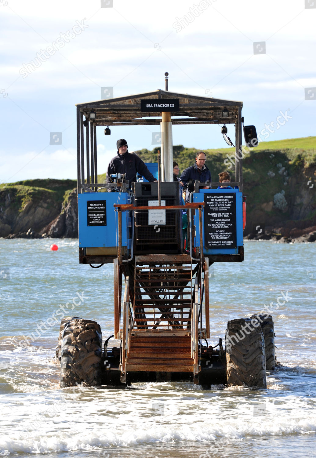 Sea Tractor That Ferries Guests High Editorial Stock Photo - Stock ...