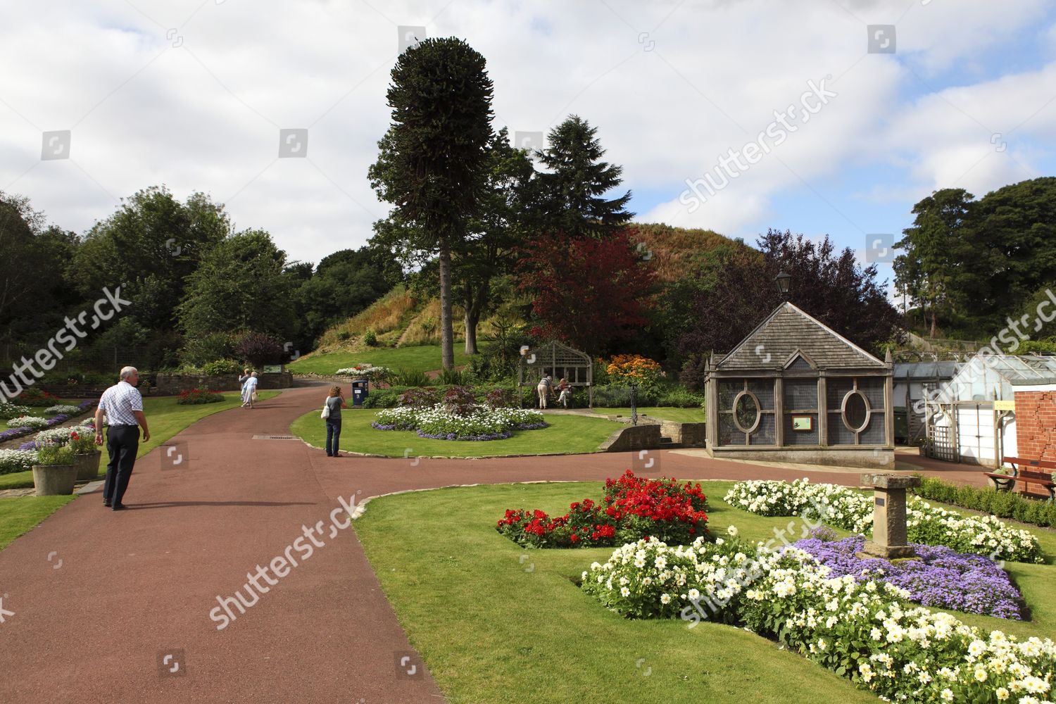 Botanical Gardens Carlisle Park Morpeth Northumberland Editorial Stock ...