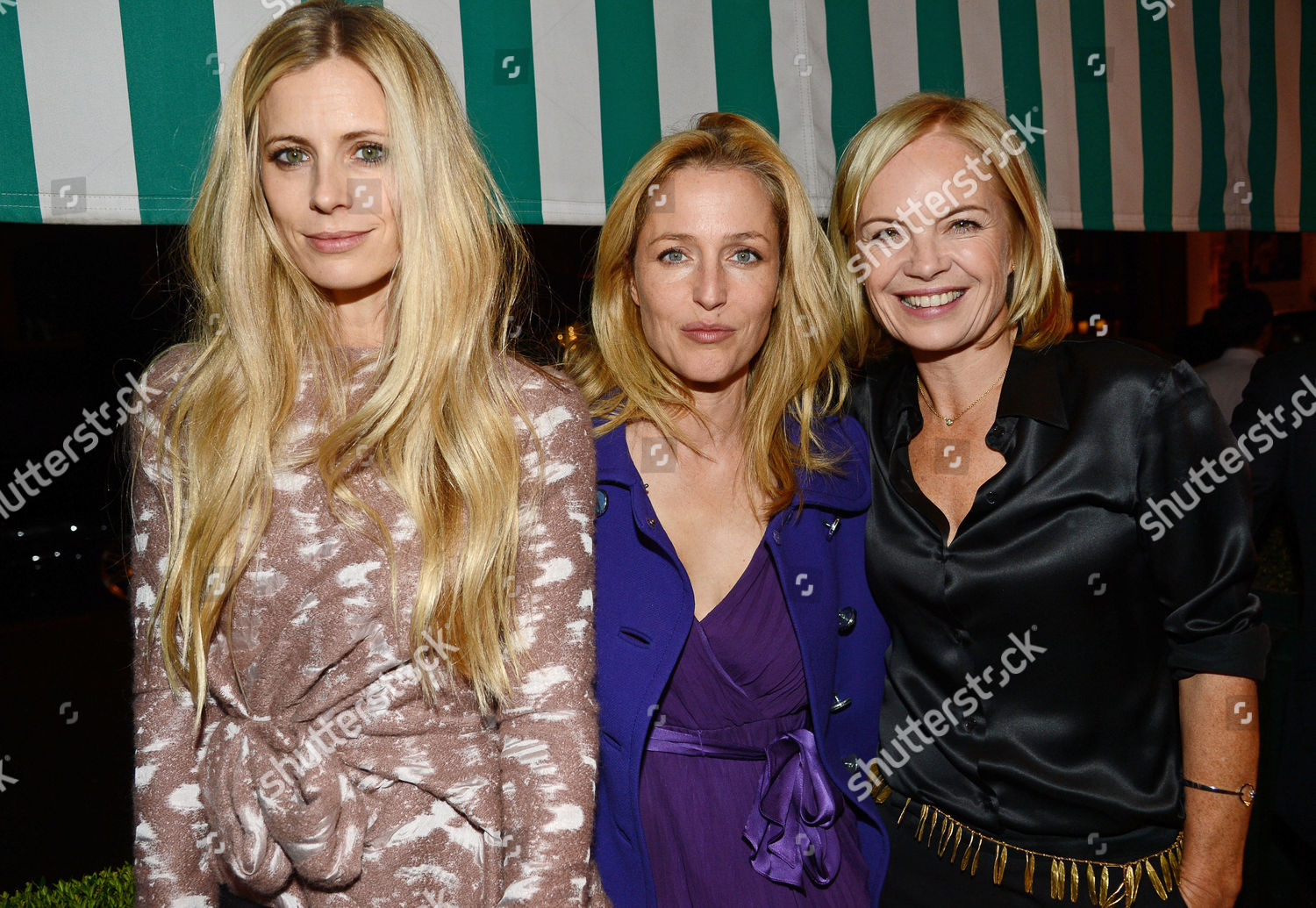 Laura Bailey Gillian Anderson Mariella Frostrup Editorial Stock Photo ...