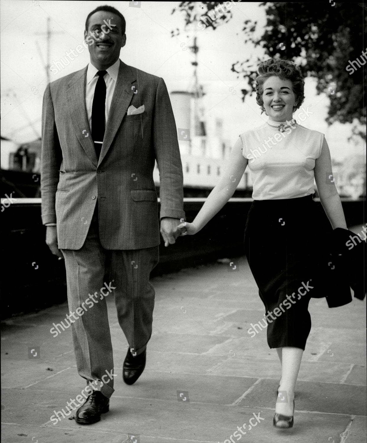 Singer Bandleader Ray Ellington Singer Marion Editorial Stock Photo ...