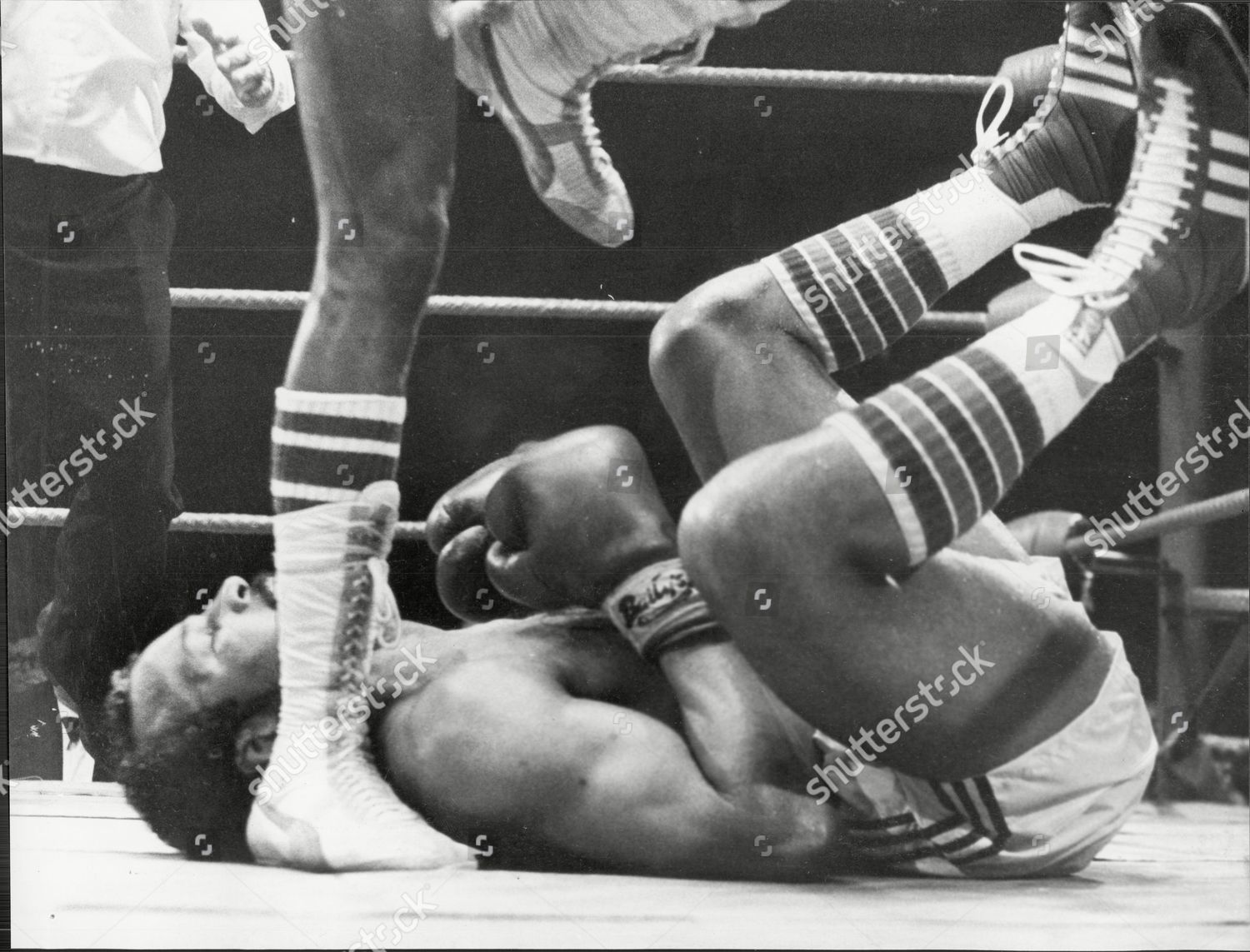 Lightheavyweight Boxing Champion Boxer John Conteh Editorial Stock ...