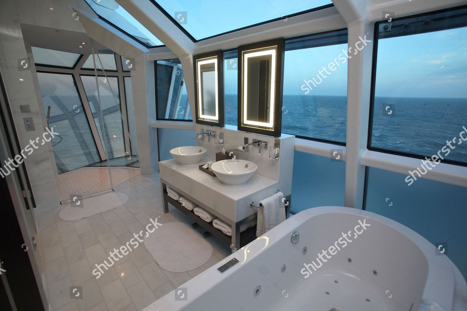 Oceanview Bathroom Reflection Suite Editorial Stock Photo - Stock Image ...