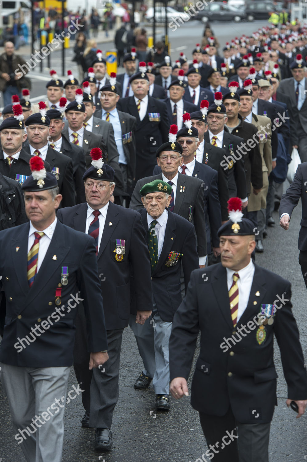 Ex Members Regiment Protest Westminster Against Editorial Stock Photo ...