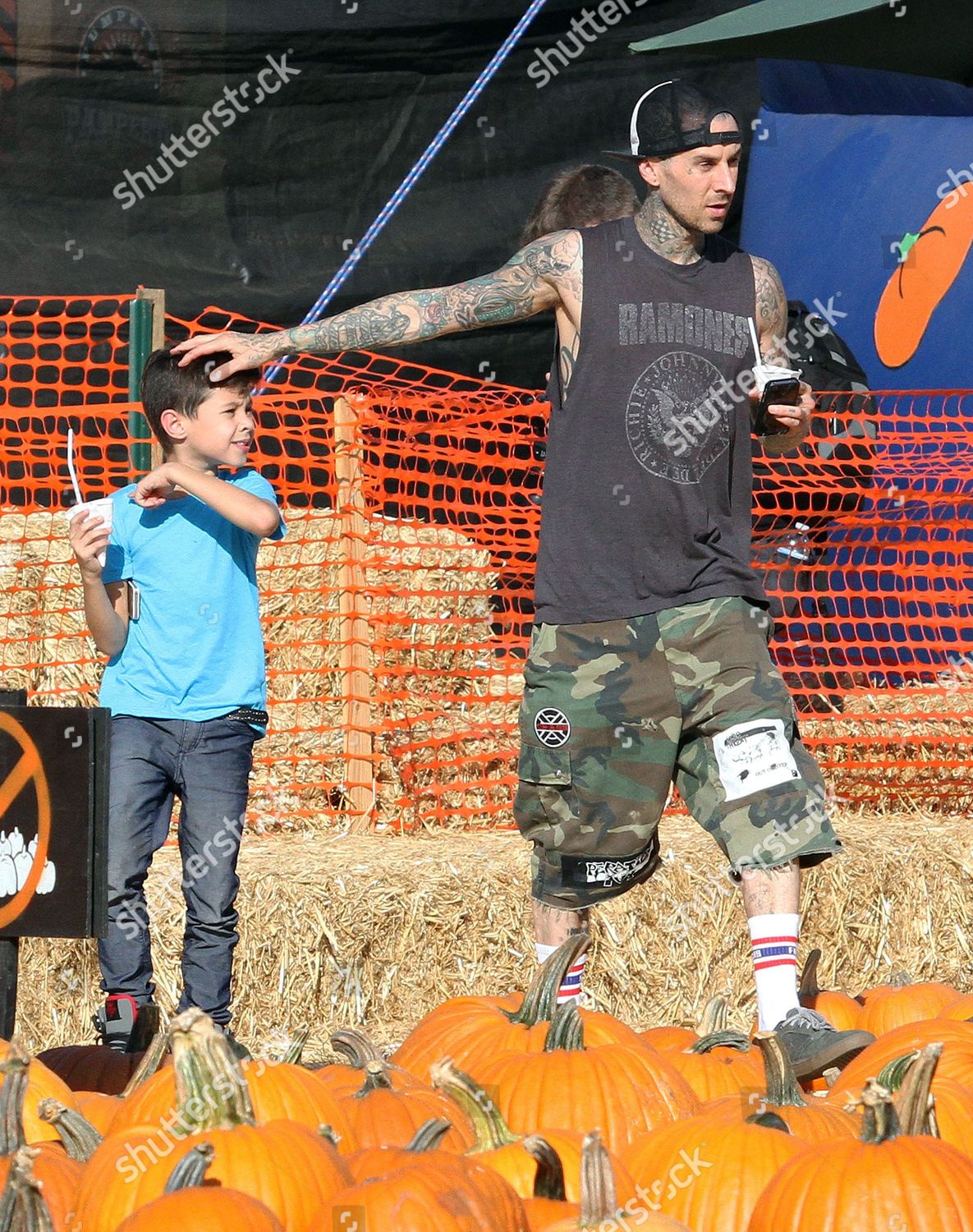 Travis Barker Son Landon Barker Editorial Stock Photo - Stock Image ...