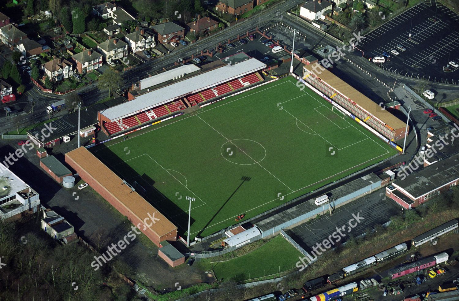 Aerial View Aggborough Stadium Kidderminster Harriers Editorial Stock ...