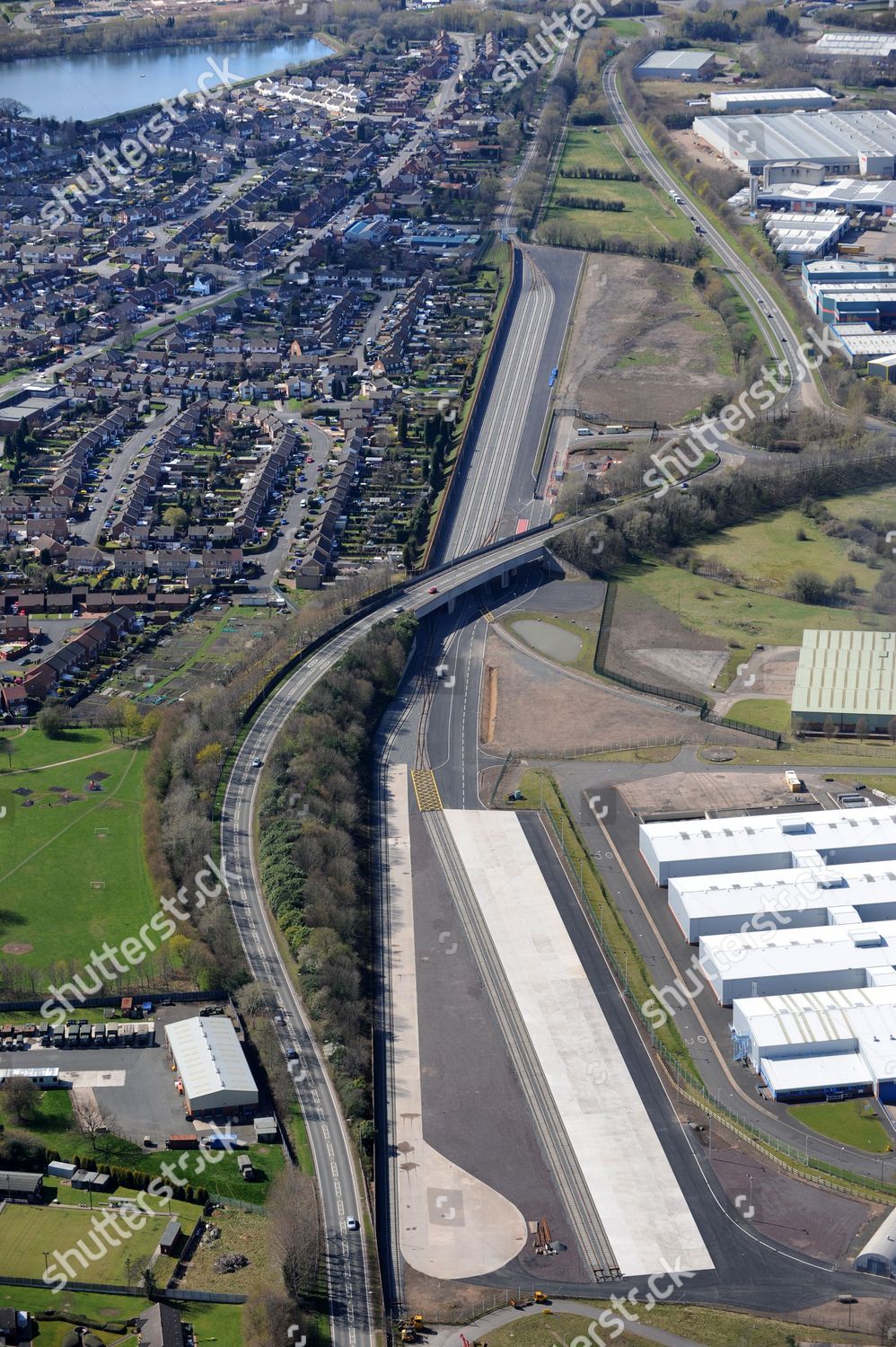 Aerial View Telford Rail Freight Terminal Editorial Stock Photo - Stock ...