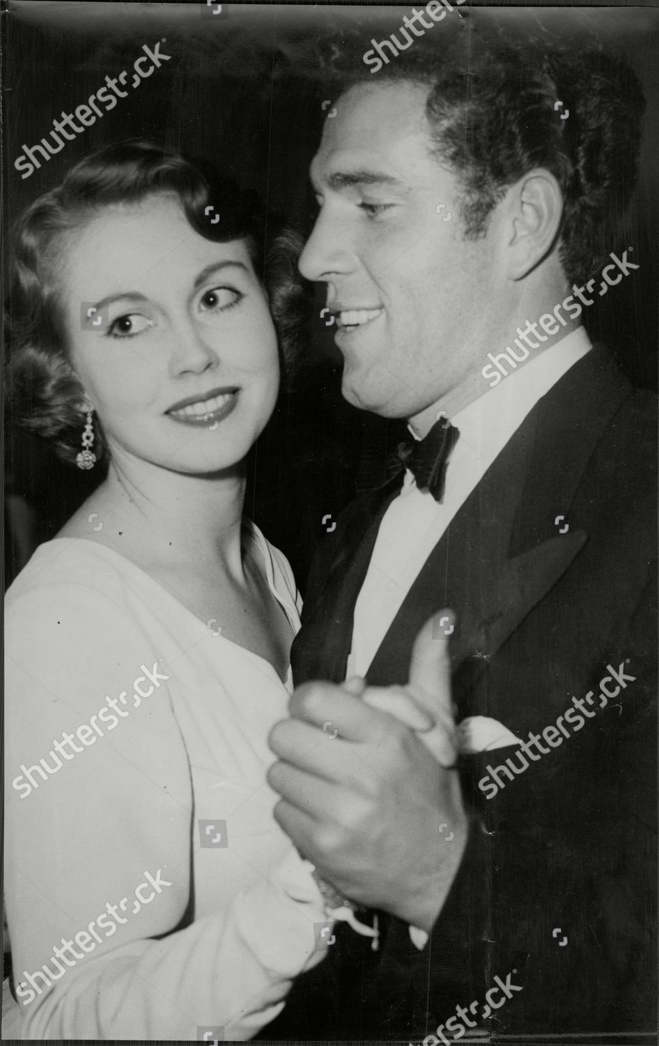 Actress Hazel Court Dancing Actor Kieron Editorial Stock Photo - Stock ...