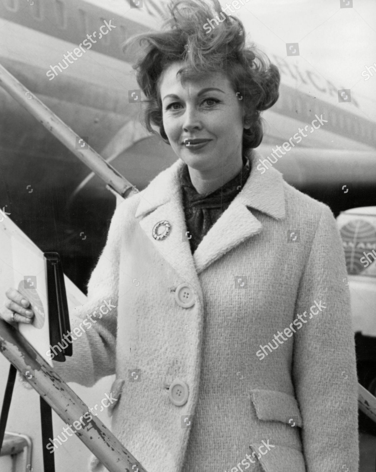 Actress Hazel Court Lap Hazel Court Editorial Stock Photo - Stock Image ...