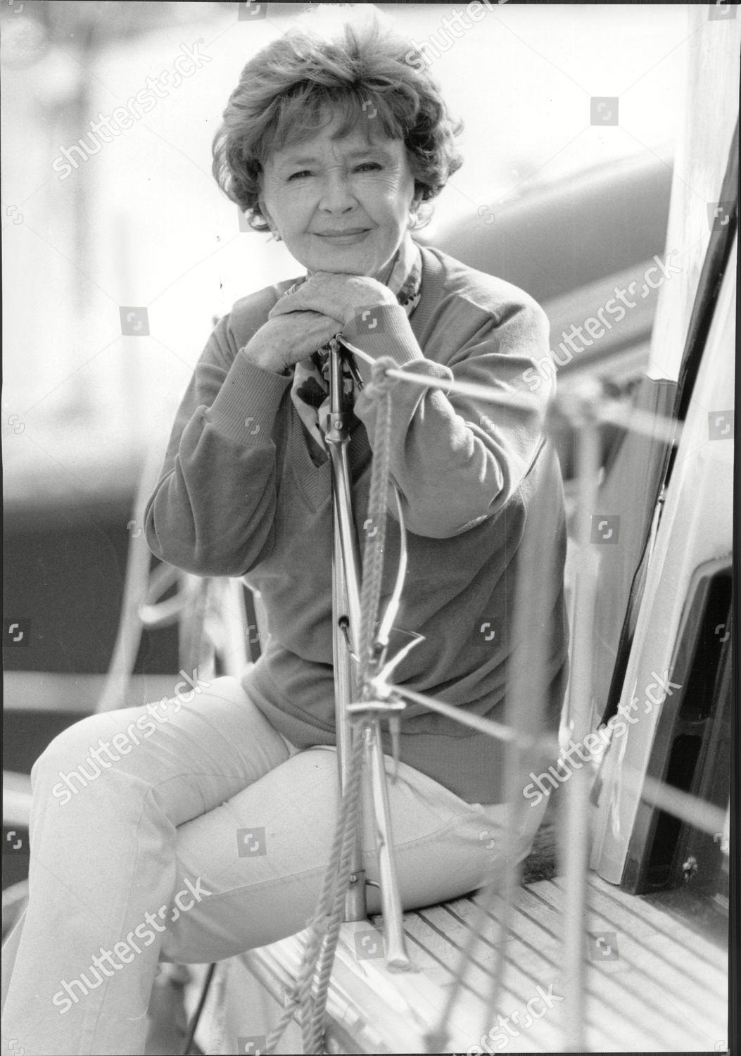 Dulcie Gray Actress During Filming Bbc Editorial Stock Photo - Stock ...