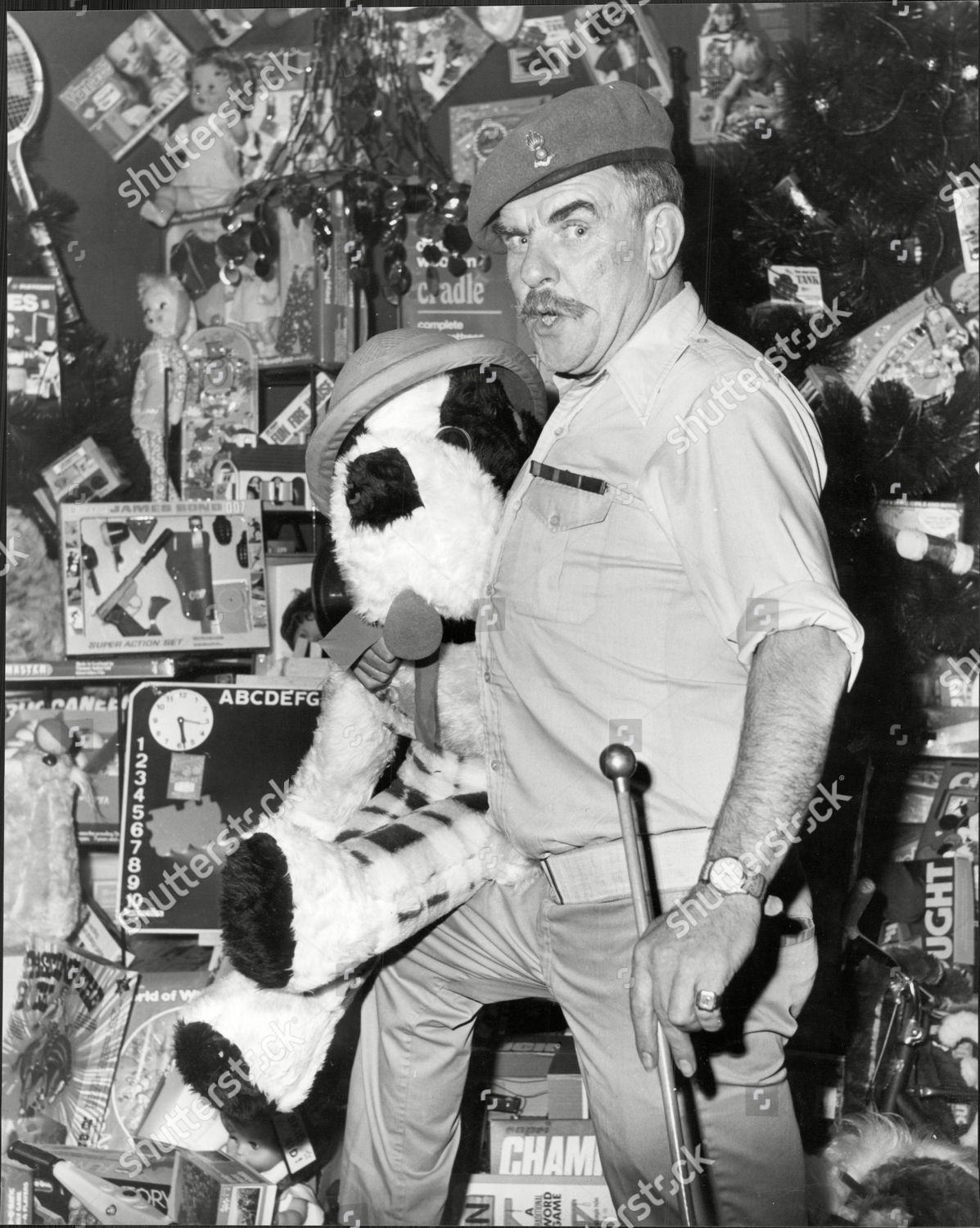 Windsor Davies Actor Costume Army Sergeant Editorial Stock Photo ...