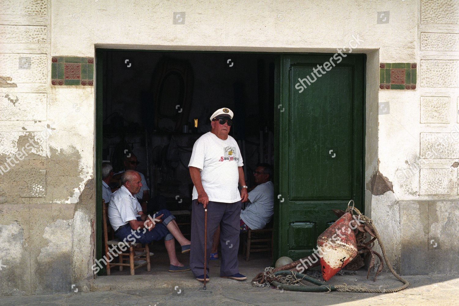 Old Spanish Men Cadaques Costa Brava Editorial Stock Photo - Stock ...