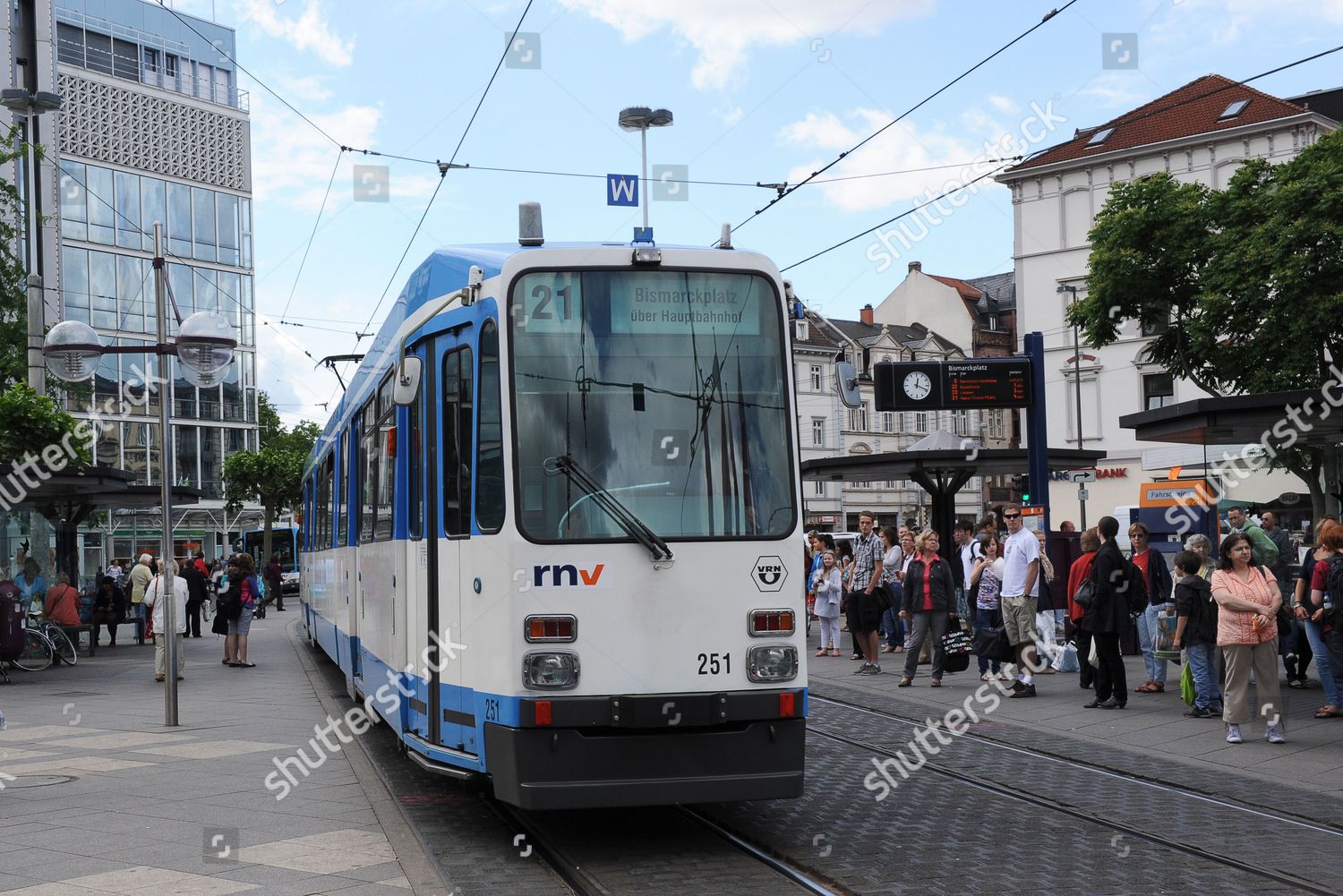Tram Bismarckplatz Heidelberg Germany Deutschland Editorial Stock Photo ...