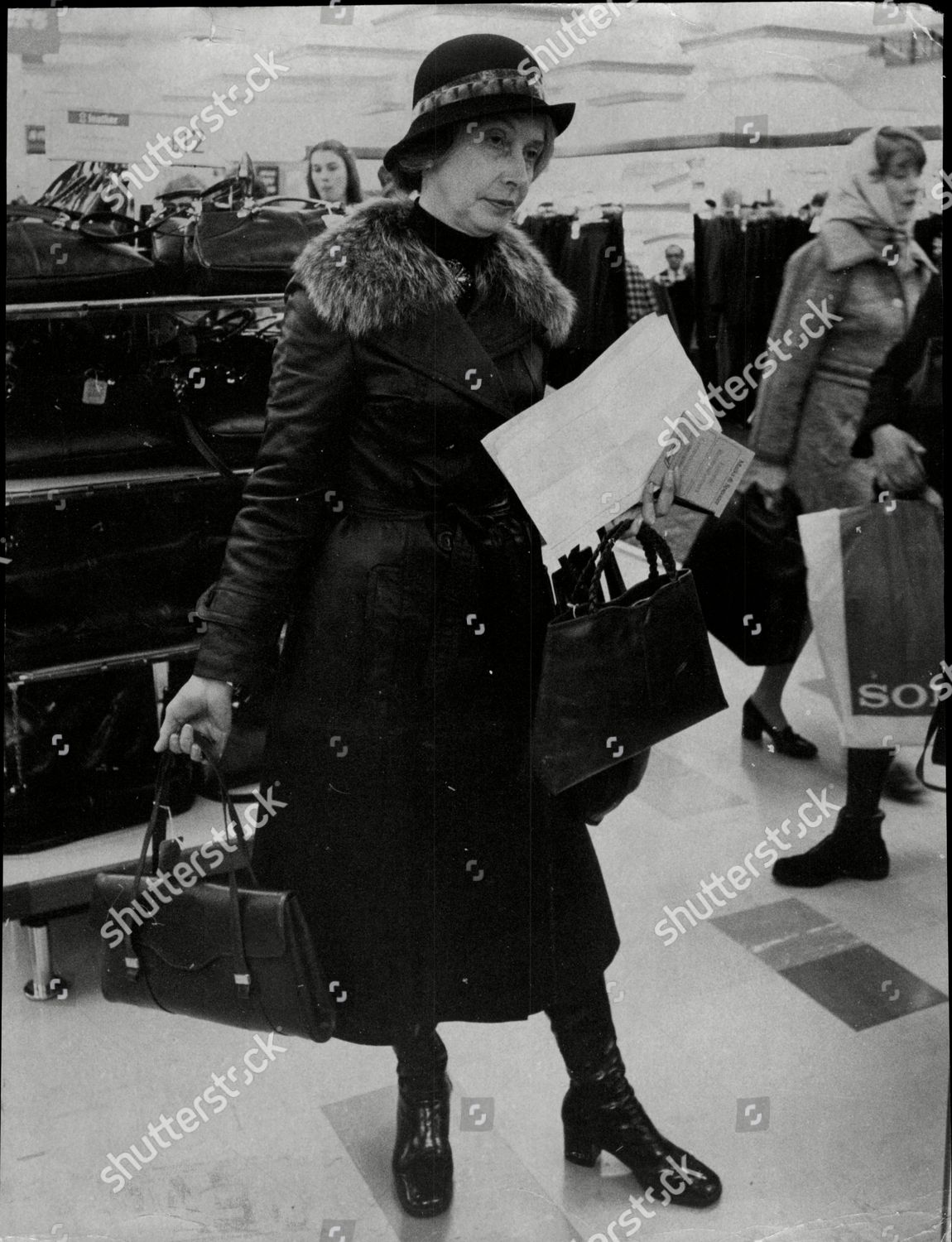 Ambassadors Wife Lady Mary Henderson Christmas Editorial Stock Photo ...