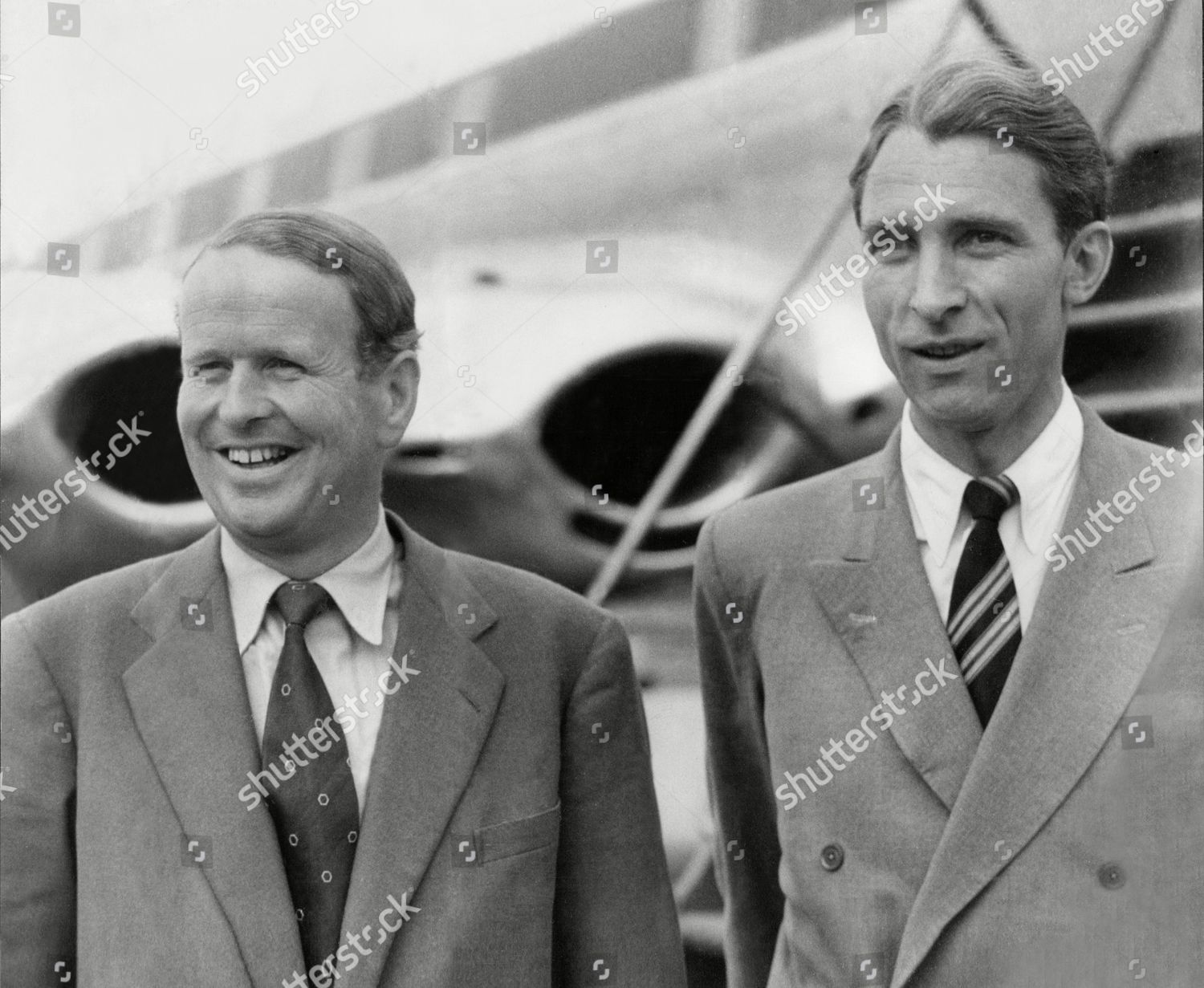 Group Captain John Cunningham Left His Editorial Stock Photo - Stock ...