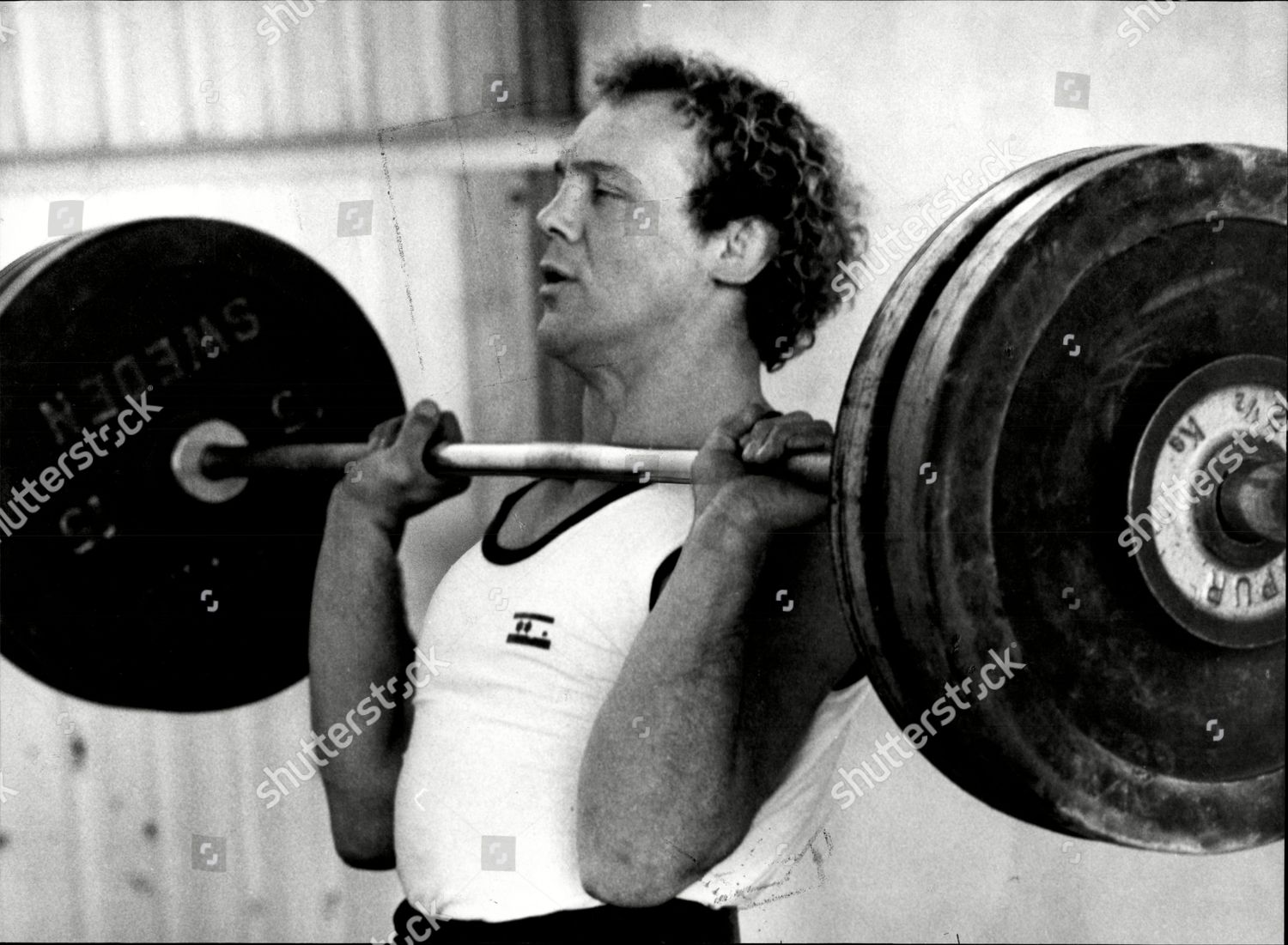 Brian Jacks Judo Expert Lifting Weights Editorial Stock Photo - Stock ...