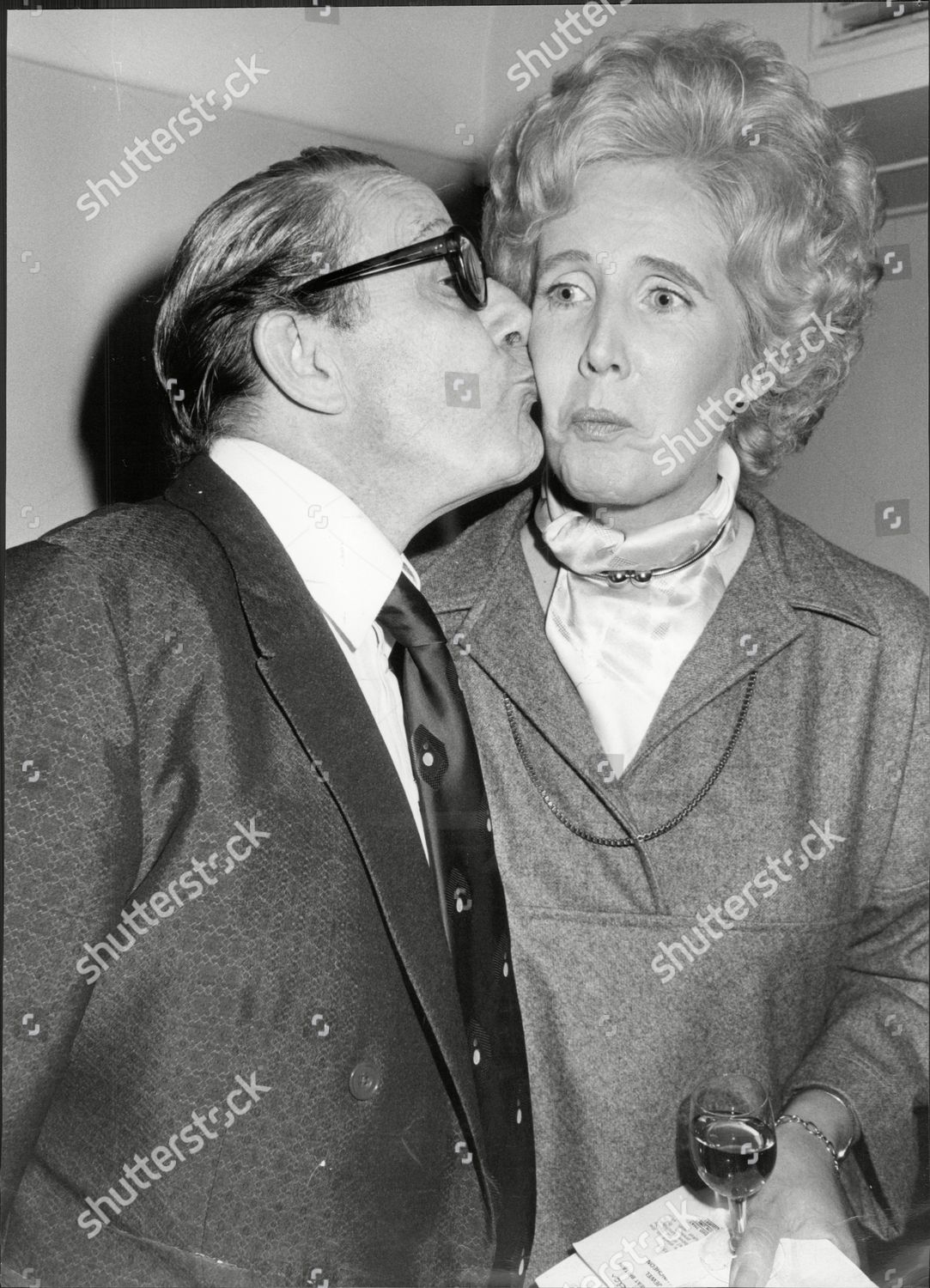 Actor Jimmy Jewel Kisses Star Guest Editorial Stock Photo - Stock Image ...