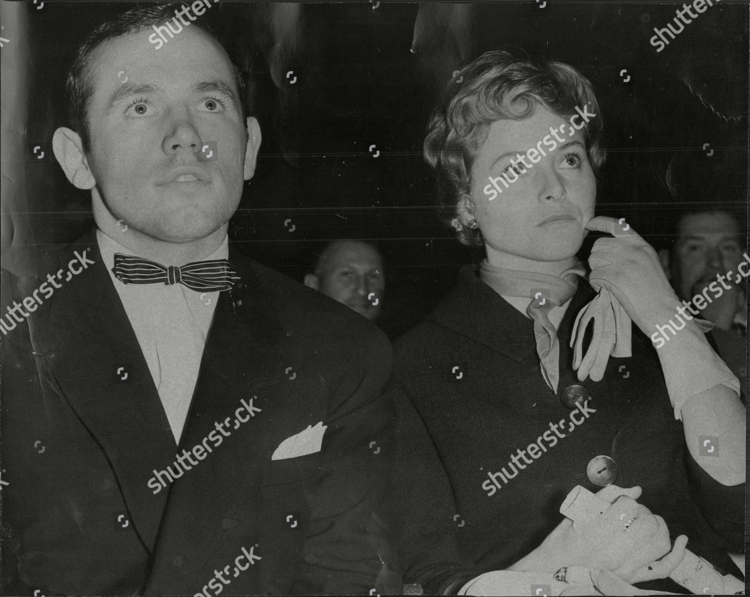 Swedish Boxer Ingemar Johansson Fiancee Model Editorial Stock Photo ...