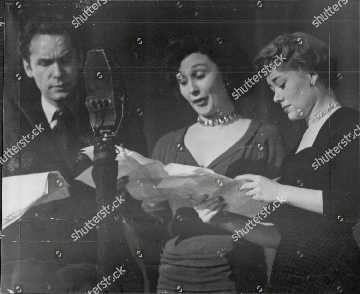 Actor Griffith Jones L Googie Withers Editorial Stock Photo - Stock ...