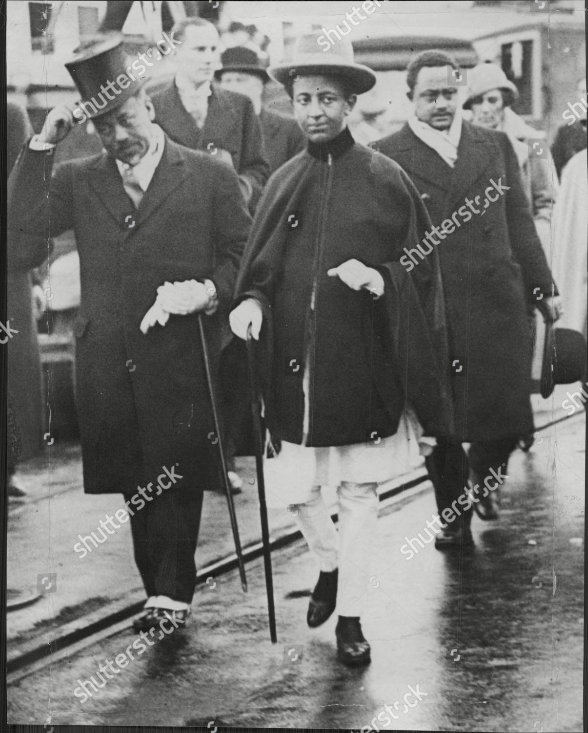 Emperor Haile Selassie Ethiopia London 1932 Editorial Stock Photo ...