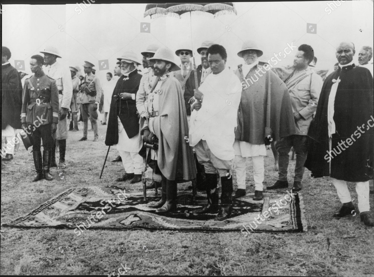 Emperor Haile Selassie Ethiopia Watching His Editorial Stock Photo ...