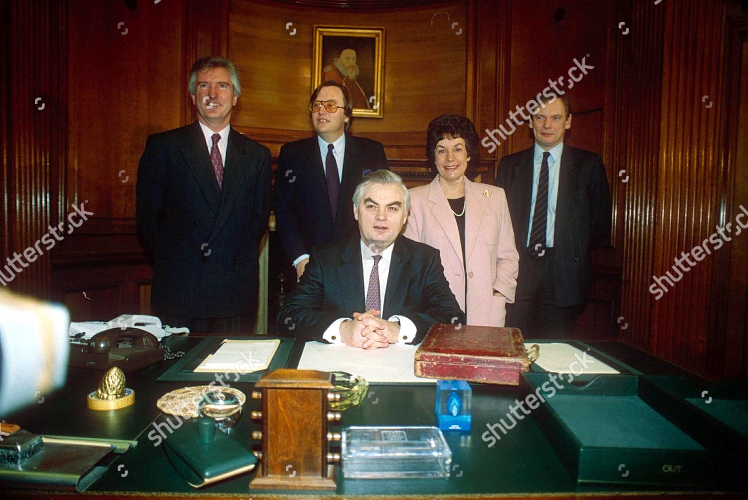Norman Lamont Gillian Sheppard David Mellor Editorial Stock Photo ...