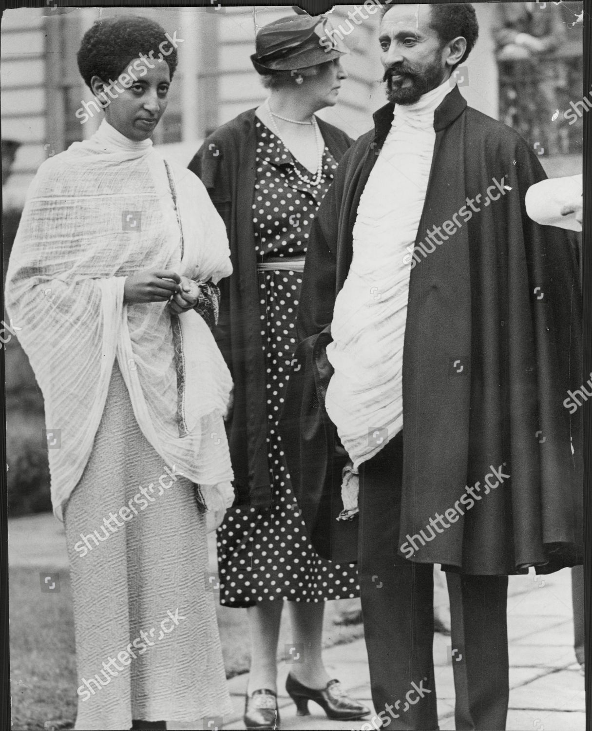 Emperor Haile Selassie Ethiopia Princess Tsahai Editorial Stock Photo ...