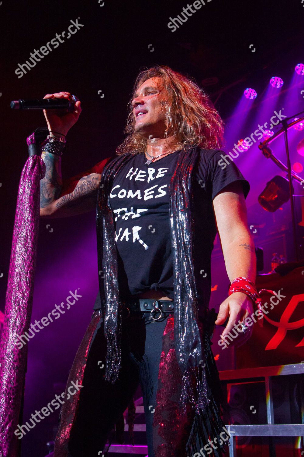 Steel Panther Michael Starr Editorial Stock Photo - Stock Image ...