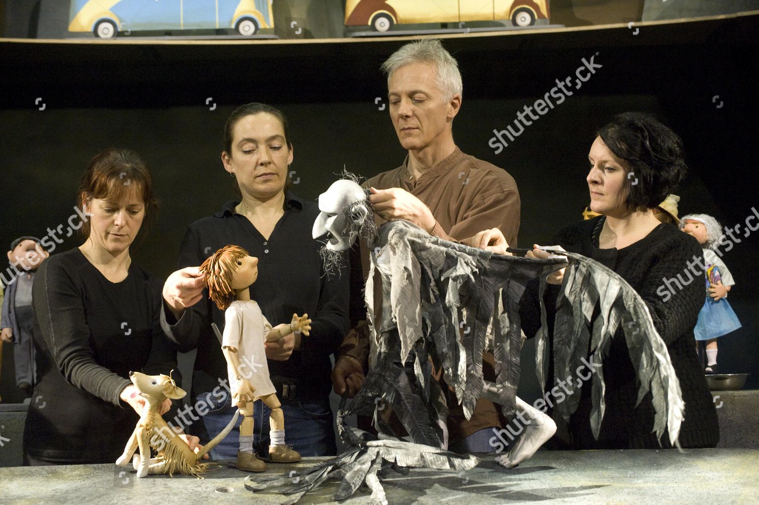 Puppeteers Lr Rachel Leonard Sarah Wright Editorial Stock Photo - Stock ...