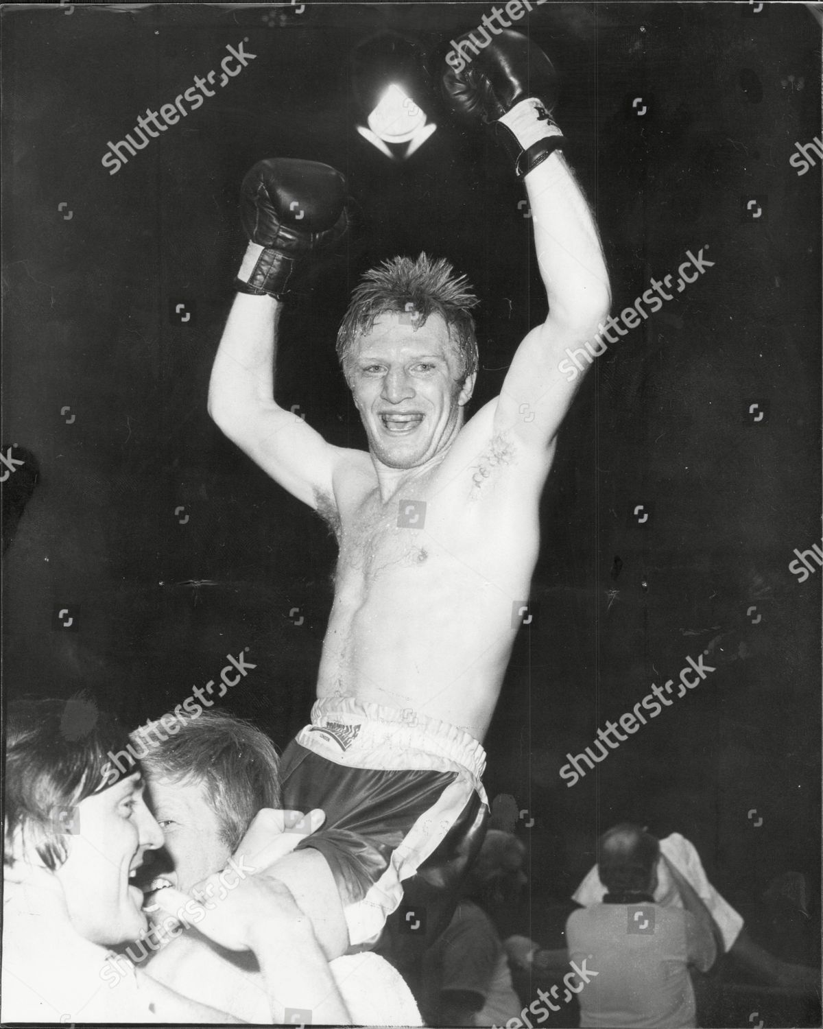 British Welterweight Boxer Colin Jones After Editorial Stock Photo ...