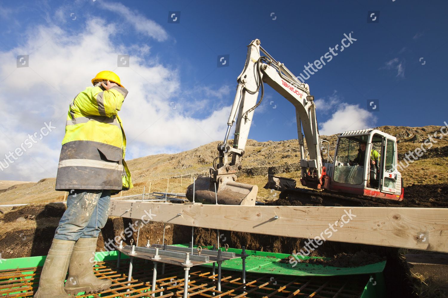 Work Starts On Initial Groundworks 3 Editorial Stock Photo - Stock ...