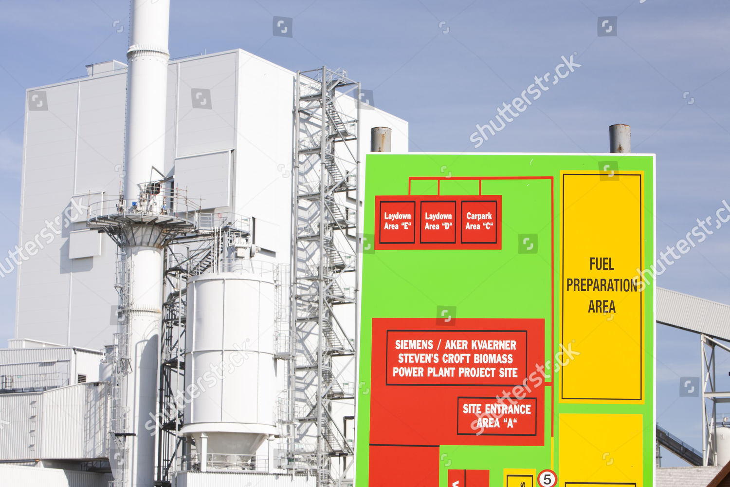 Stevens Croft Biofuel Power Station Lockerbie Editorial Stock Photo ...