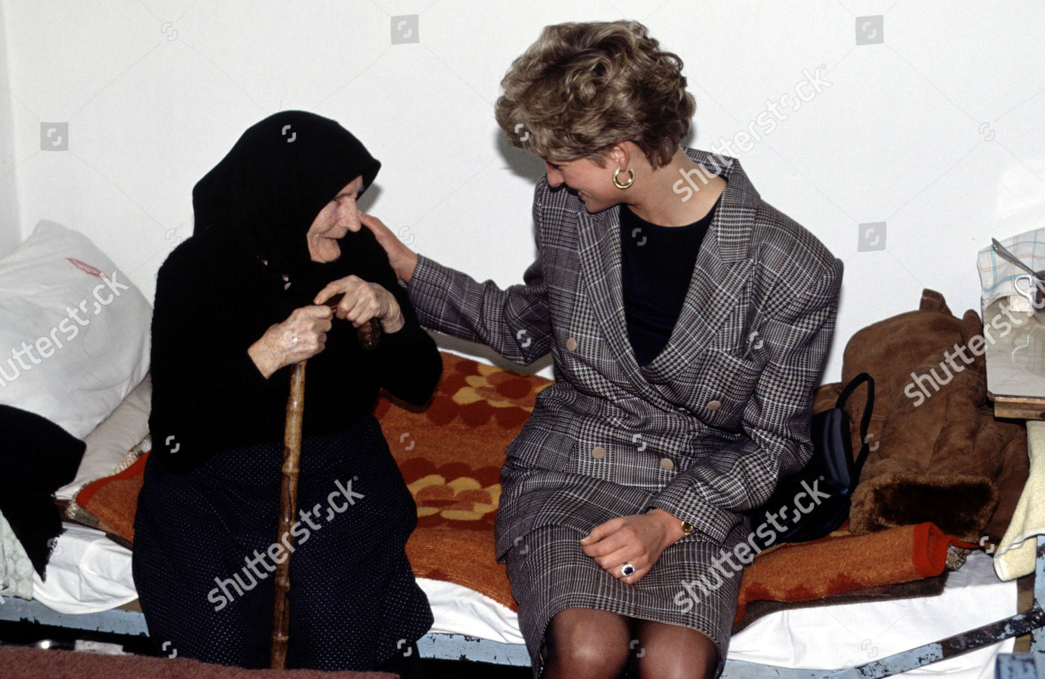Princess Diana Meeting Croatian Martha Meej Editorial Stock Photo ...