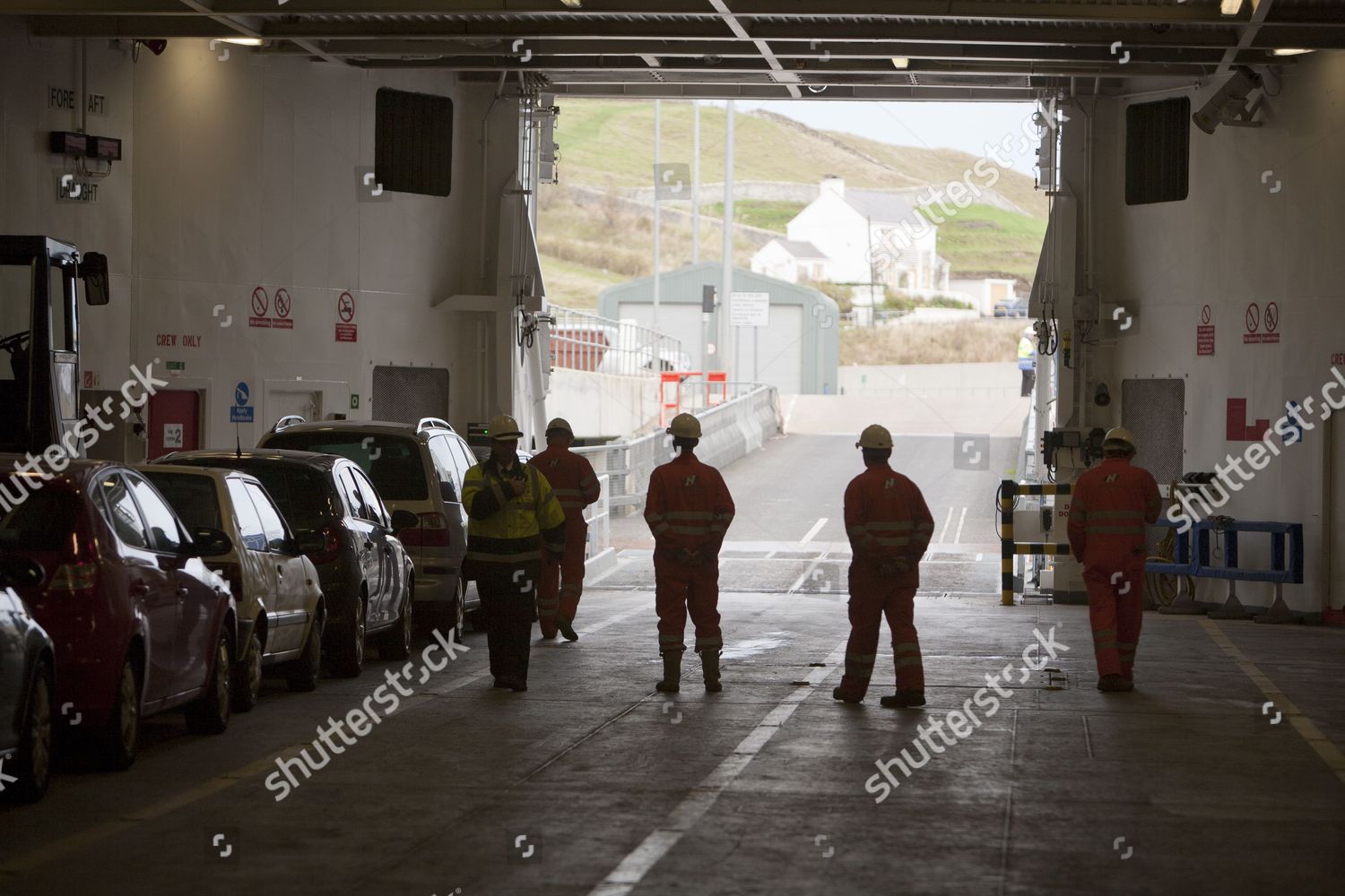 Vehicle Deck Northlink Ferry Scrabster Harbour Editorial Stock Photo ...