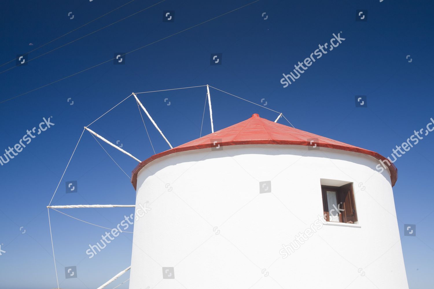 Traditional Cloth Sailed Windmill Converted Into Editorial Stock Photo ...