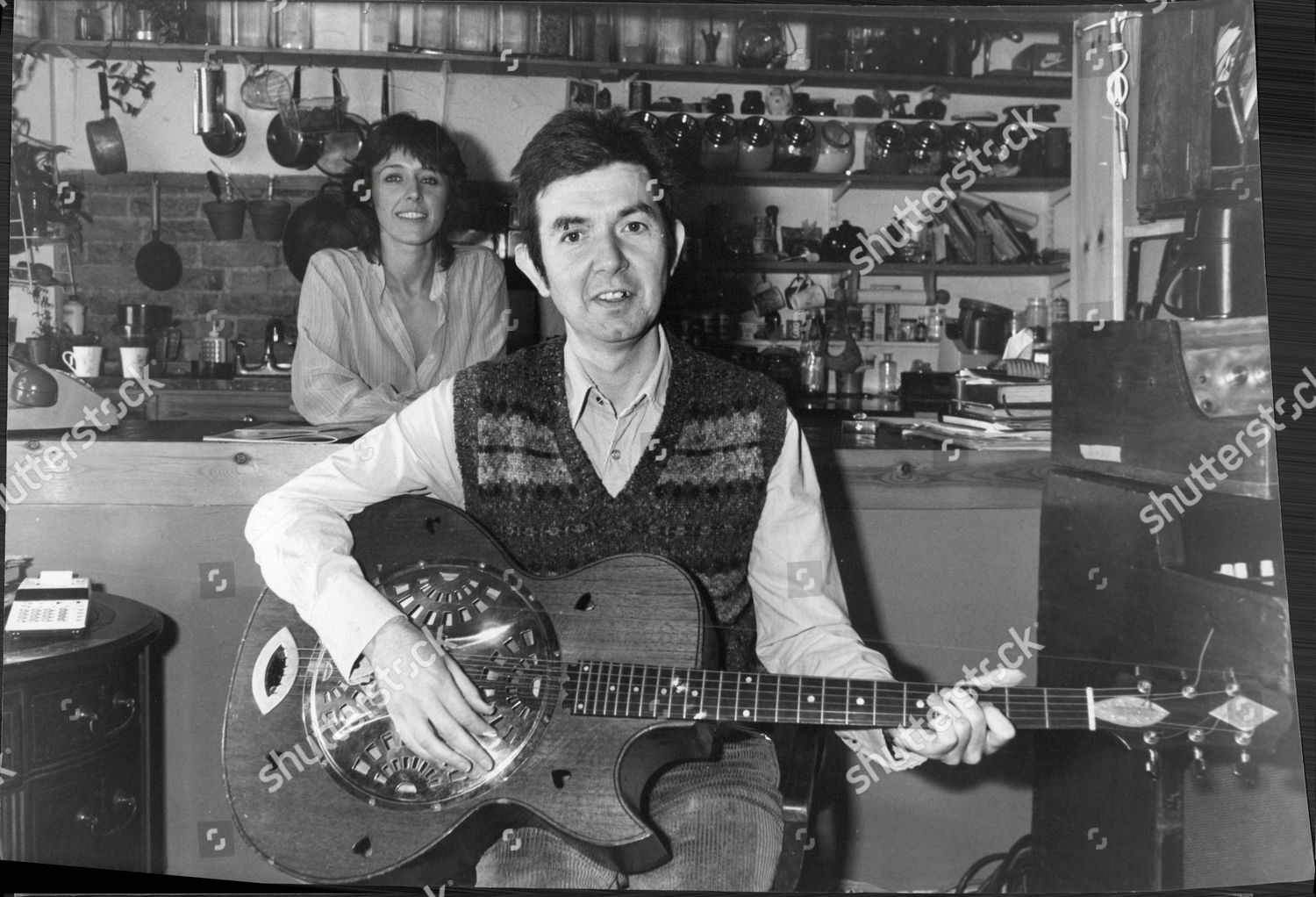 Musician Ronnie Lane Girlfriend Boo Oldfield Editorial Stock Photo ...