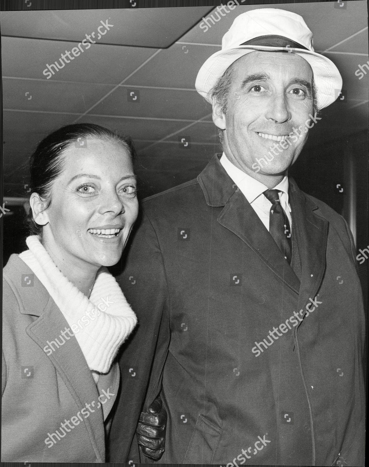 Actor Christopher Lee Wife Birgit London Editorial Stock Photo - Stock ...