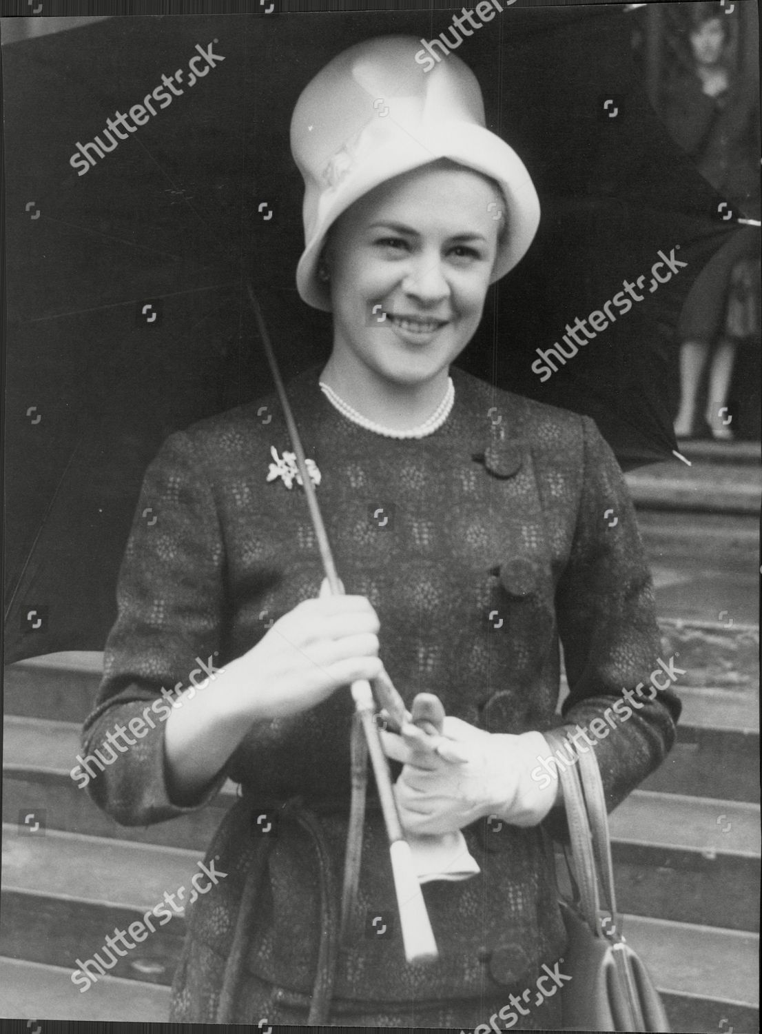 Actress Dilys Laye Under Her Umbrella Editorial Stock Photo - Stock ...