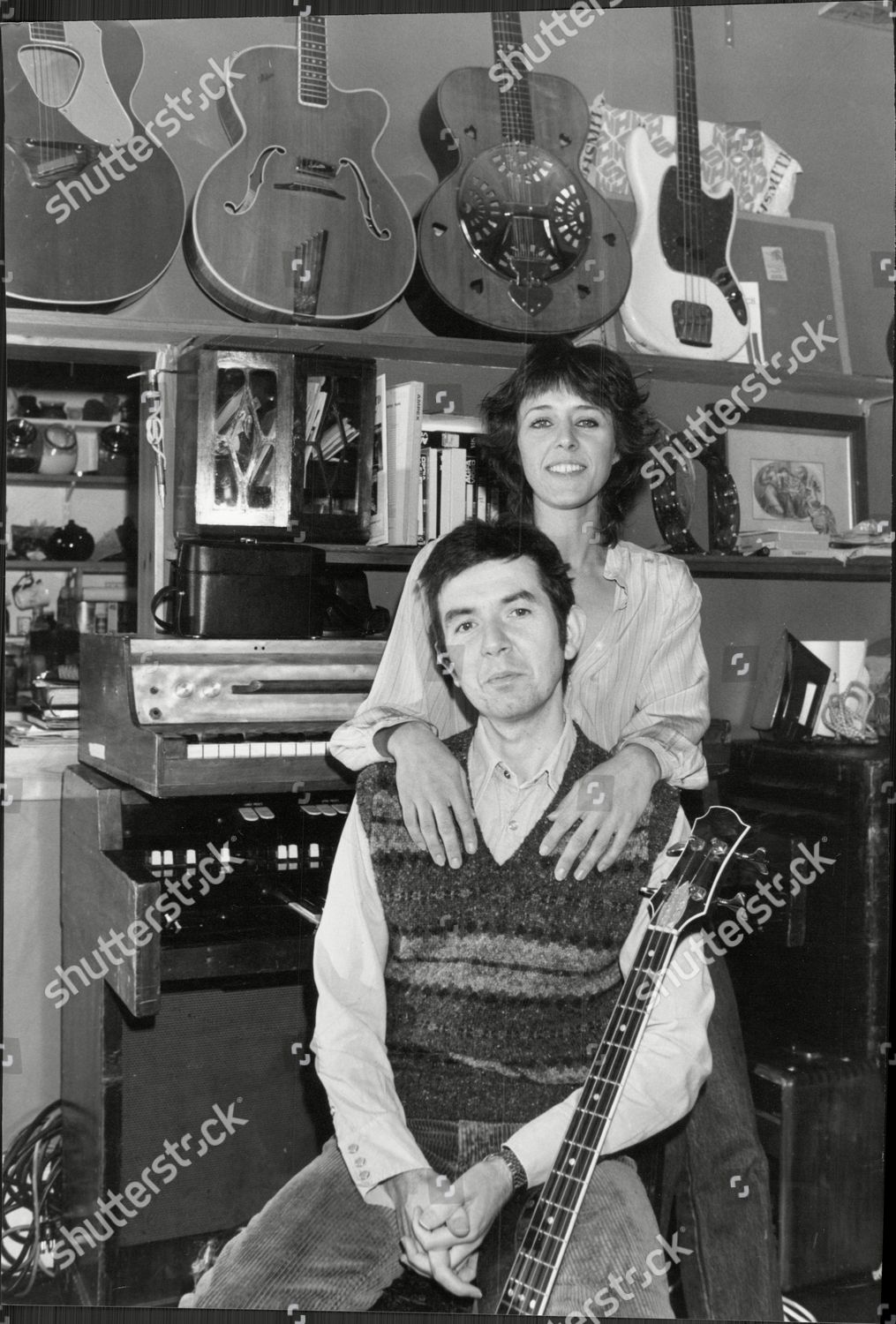Musician Ronnie Lane Girlfriend Boo Oldfield Editorial Stock Photo ...