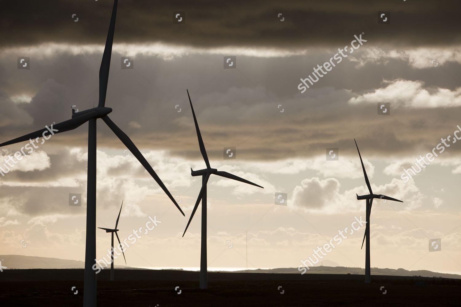 Whitlee Wind Farm On Eaglesham Moor Editorial Stock Photo - Stock Image ...