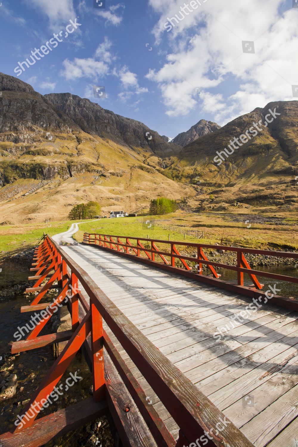 Bridge Crossing River Coe Glen Coe Editorial Stock Photo - Stock Image ...