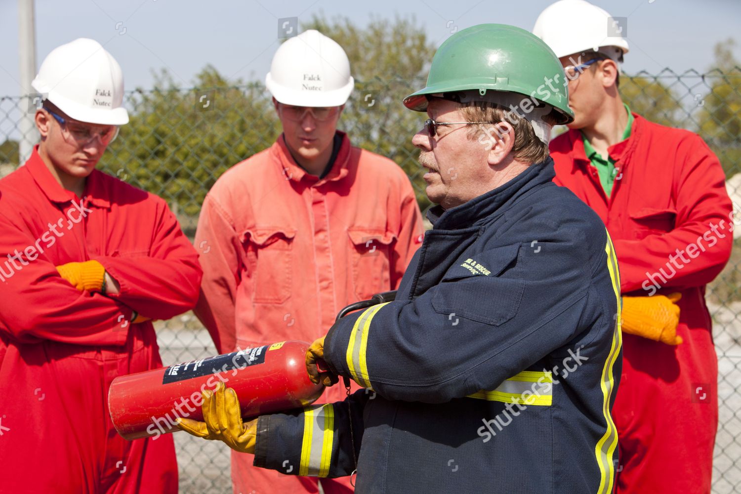 Fire Fighting Exercise Part Bosiet Course Editorial Stock Photo - Stock ...