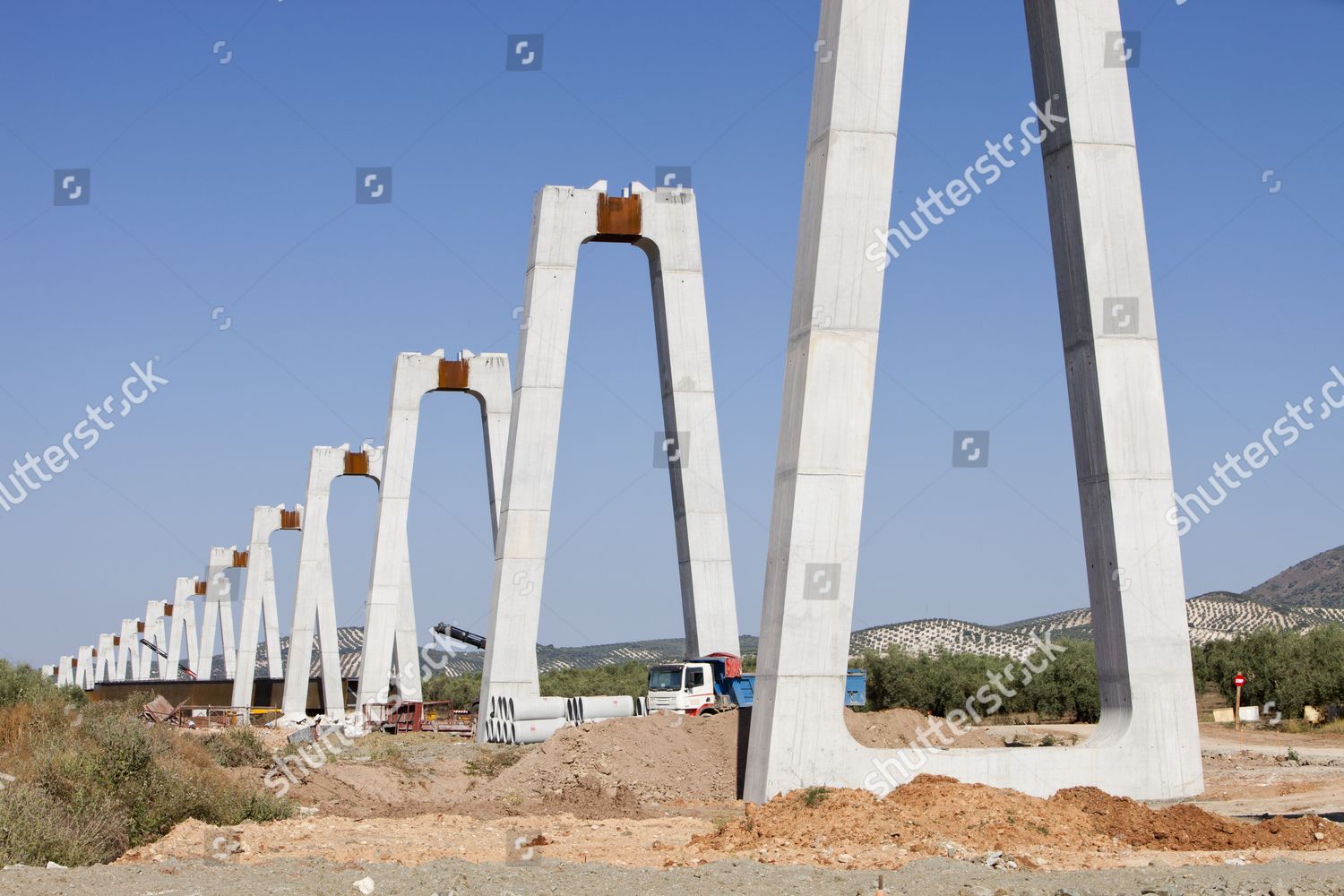High Speed Rail Link Being Constructed Editorial Stock Photo - Stock ...