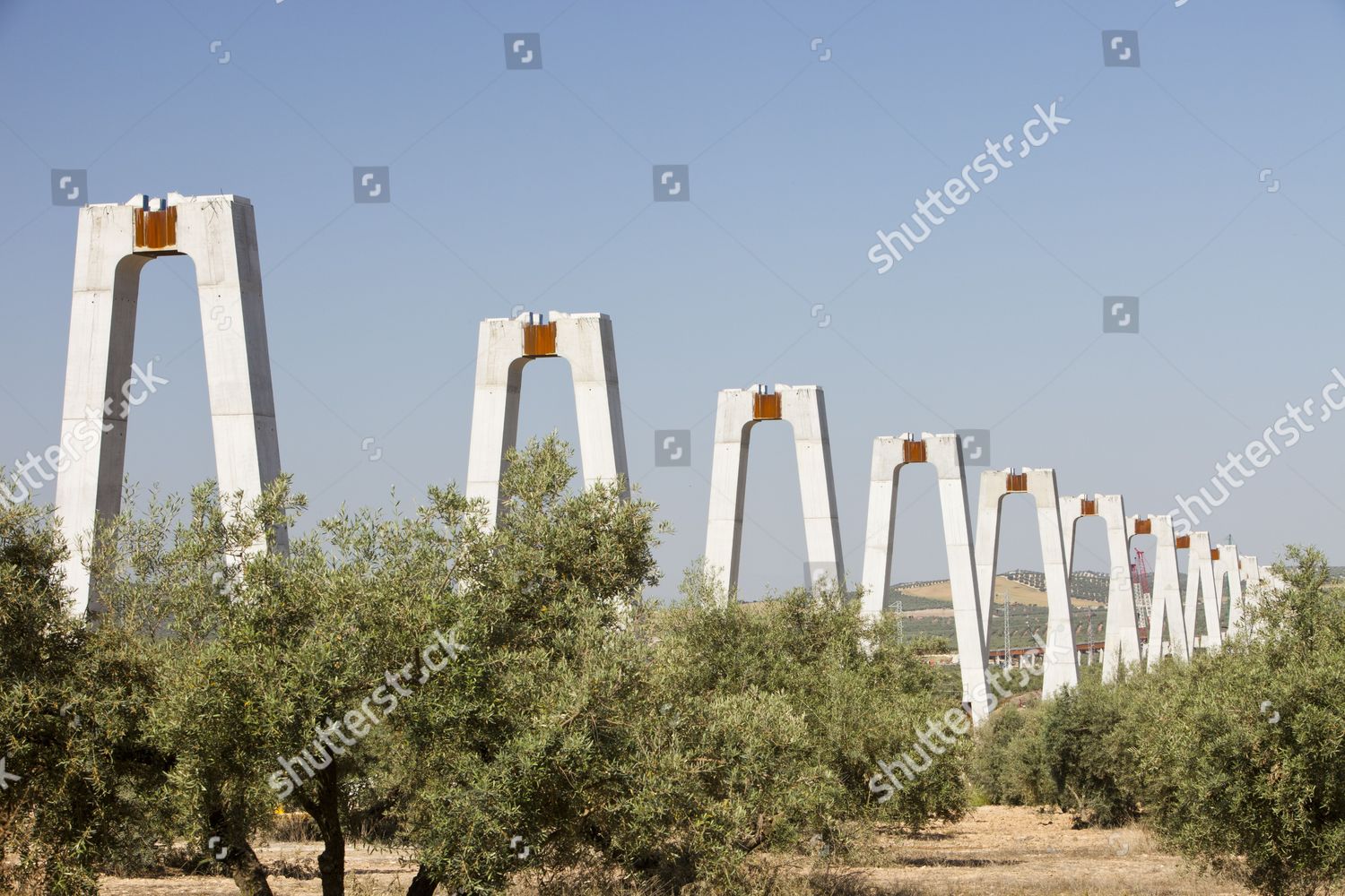 High Speed Rail Link Being Constructed Editorial Stock Photo - Stock ...