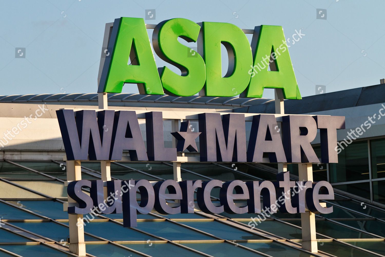 Asda Walmart Signage On Superstore Tamworth Editorial Stock Photo ...