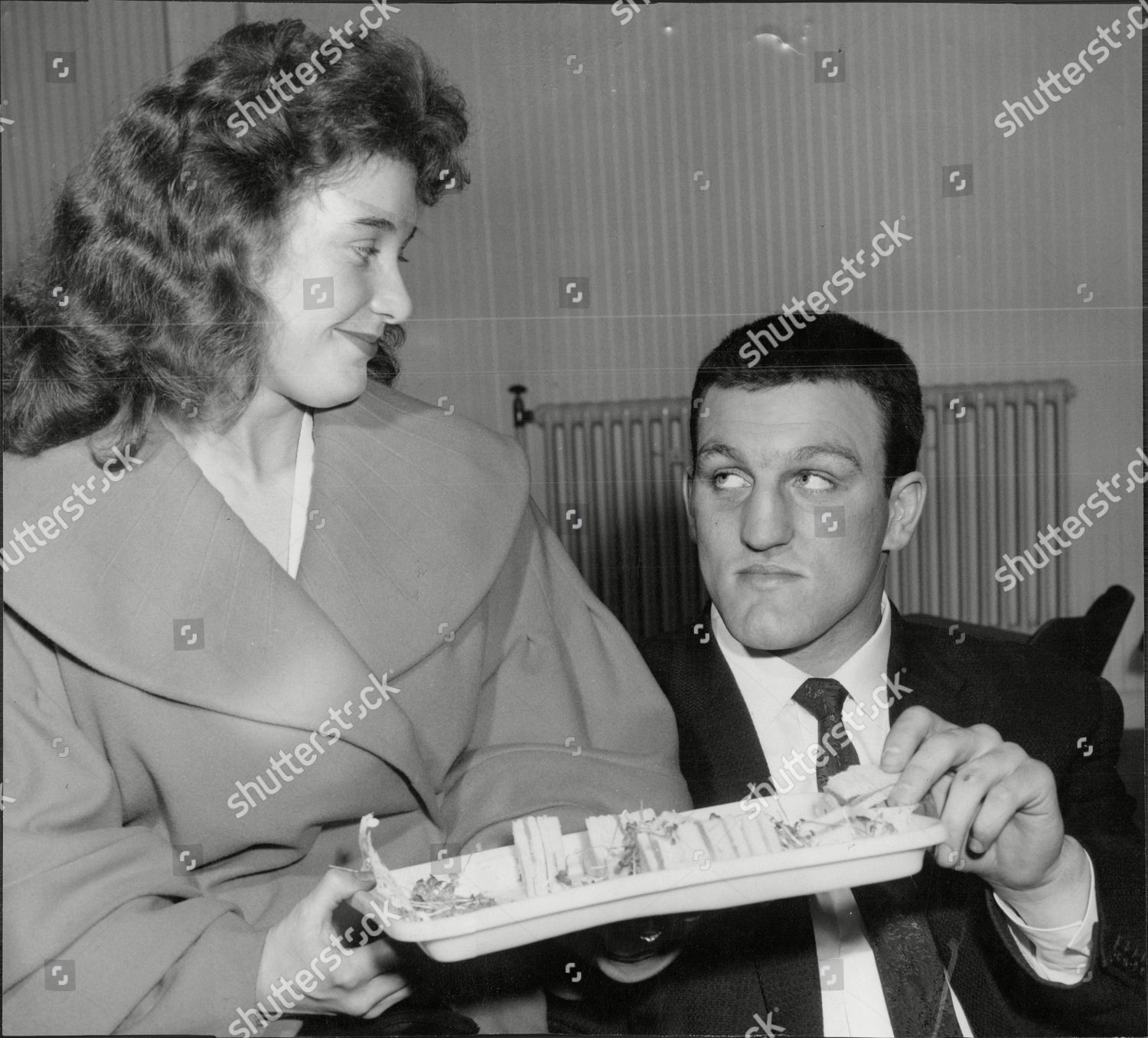 British Boxer Brian London Wife Veronica Editorial Stock Photo - Stock ...