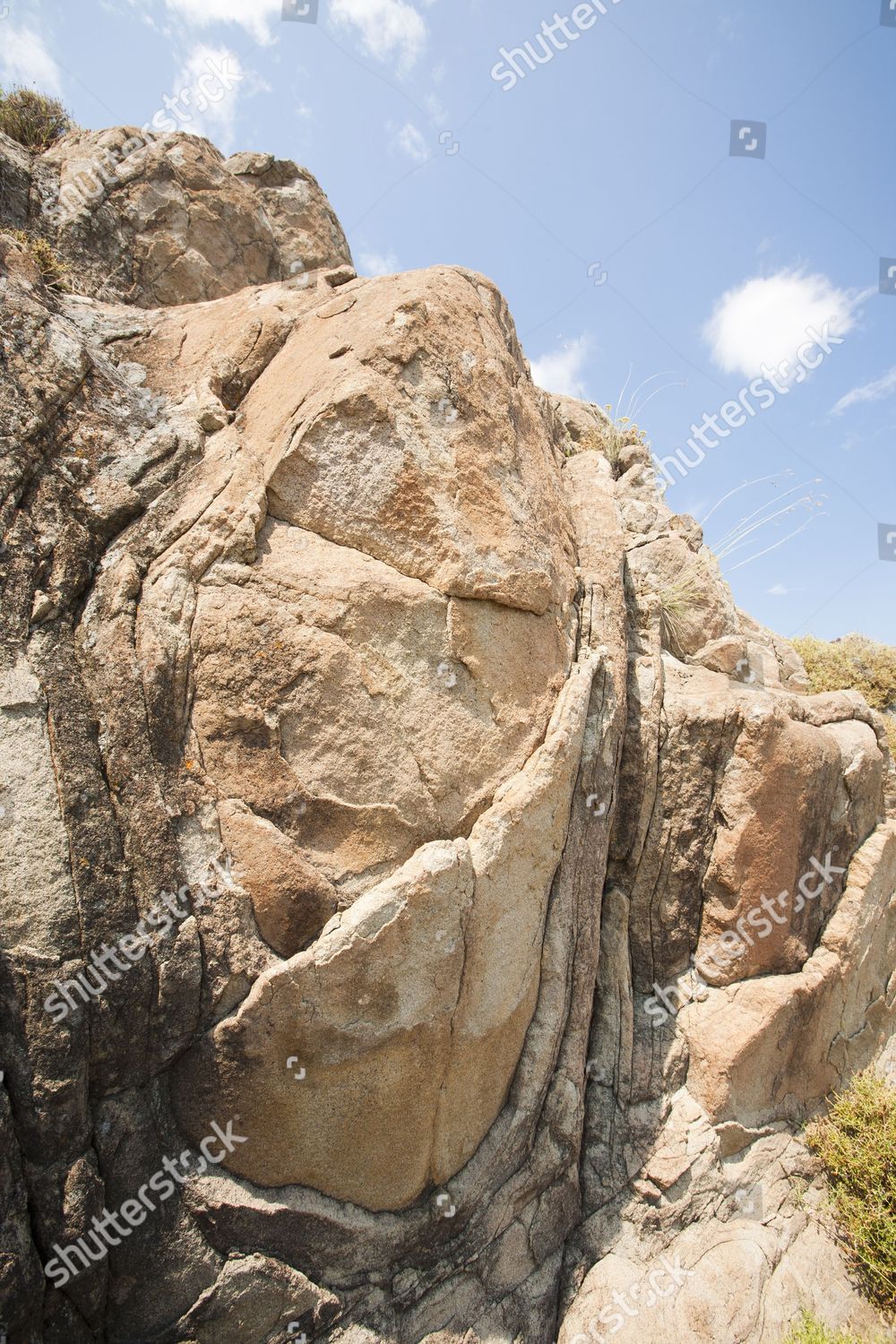 Granite Showing Classic Exfoliation Weathering Casued Editorial Stock ...