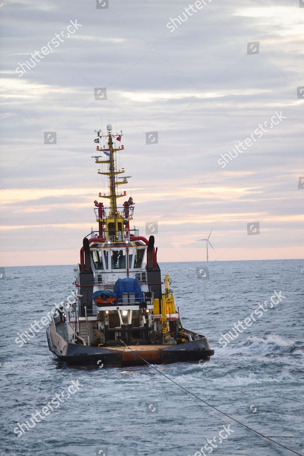 Tug Boat Tows Jack Barge Goliath Editorial Stock Photo - Stock Image ...