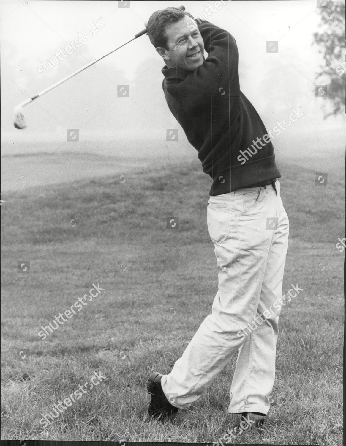 Michael Medwin Actor Playing Golf 1960 Editorial Stock Photo - Stock ...