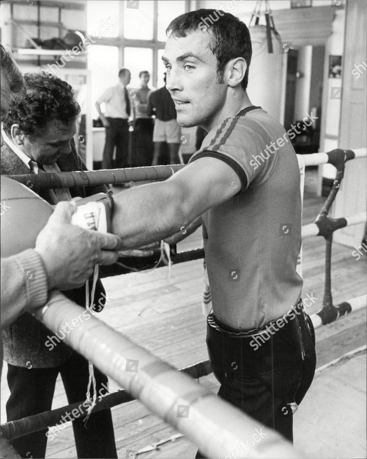 Alan Minter Boxer His Trainer Bobby Editorial Stock Photo - Stock Image ...